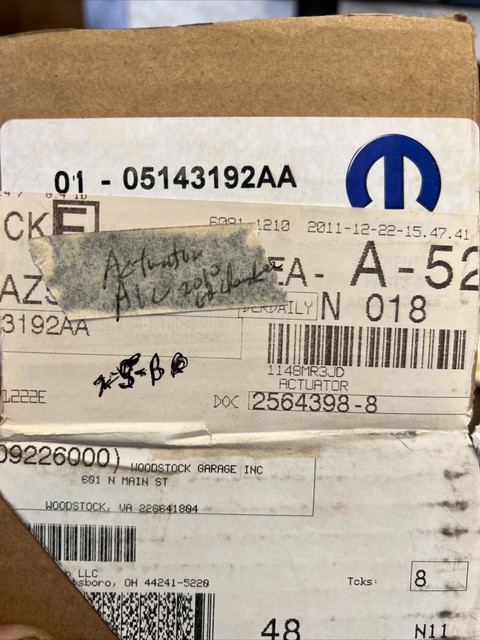 Jeep Air Conditioning AC Heater Door Motor Actuator Servo Mopar ...