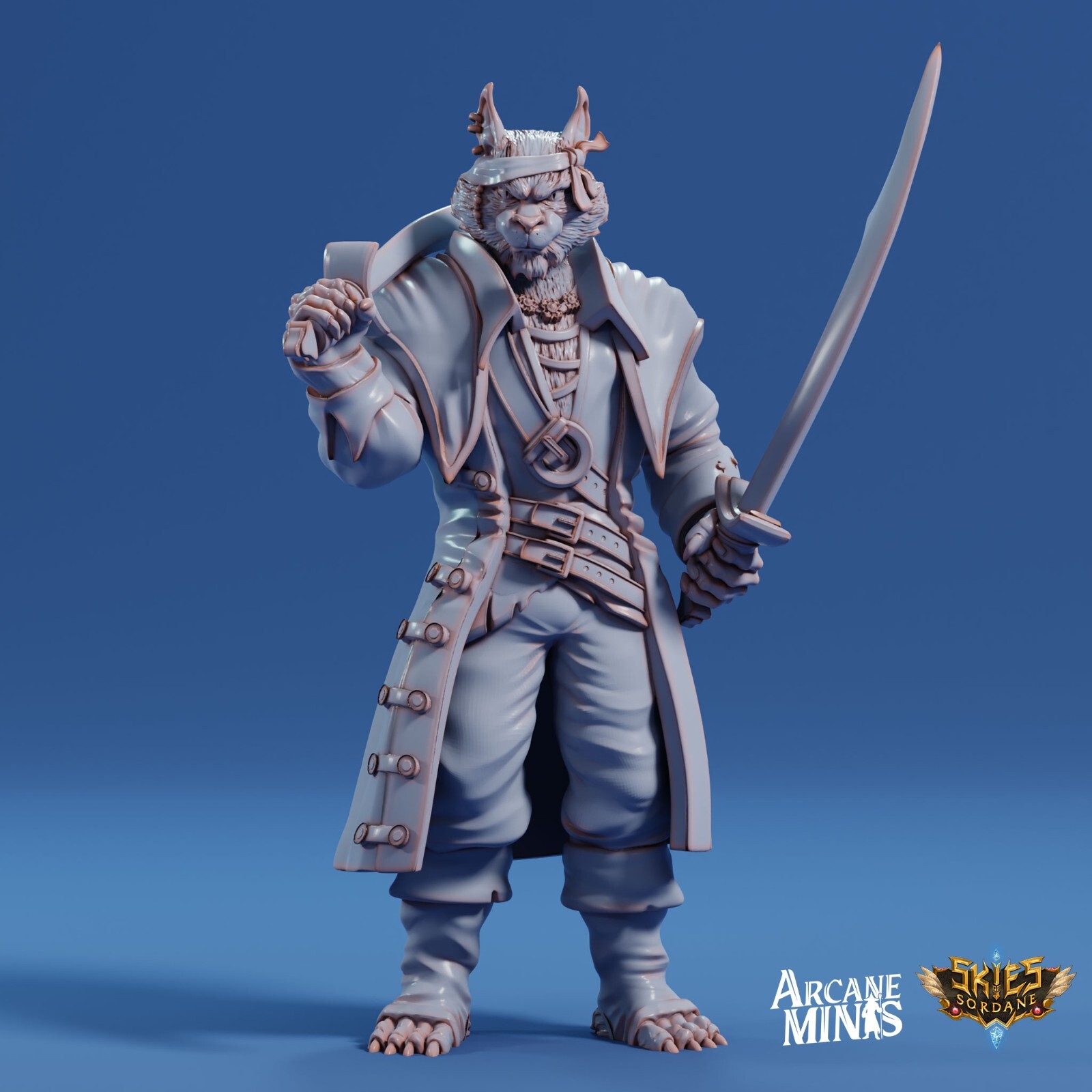 Tabaxi Fighter Pose 1 | Arcane Minis | D&D Miniature | eBay