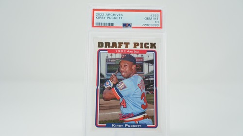 2022 Topps Archives - 2005 Topps Draft Picks #353 Kirby Puckett for ...