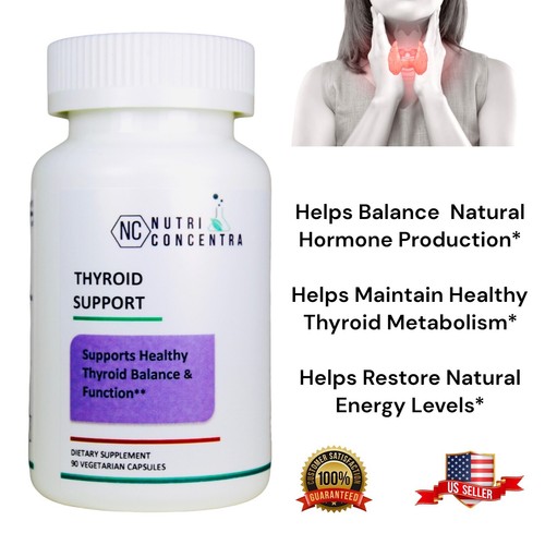 Supplement Support Thyroid Normal Hormone Level, 750 mg, 90 Capsules, No Fatigue | eBay