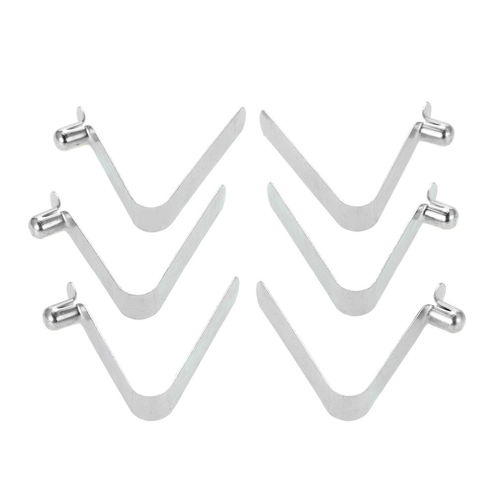 6pcs Kayak Paddle Spring Clips Tent Clips Push Button Spring Snap Clip ...