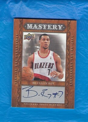 BRANDON ROY 2007-08 CHRONOLOGY #107 BRANDON ROY AUTOGRAPH #19/25 SHORT ...