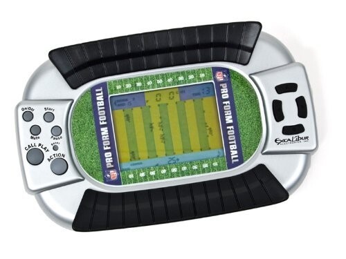 NFL Pro Form Football Excalibur Electronics NF-04CS Handheld Travel ...