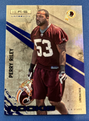 2010 Panini Rookies & Stars Longevity Sapphire 47/50 Perry Riley #231 ...
