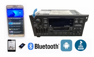 ☑️ Chrysler Infinity 5Band EQ Cass 5269051 Bluetooth upgraded Oem Radio ...