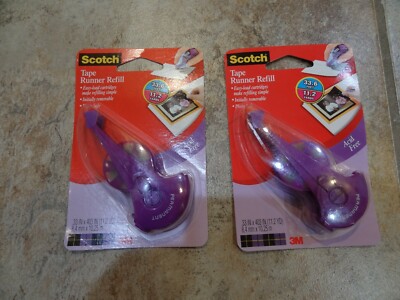 Scotch Tape Runner Refill **Lot of 2** NEW IN PACKAGE! | eBay