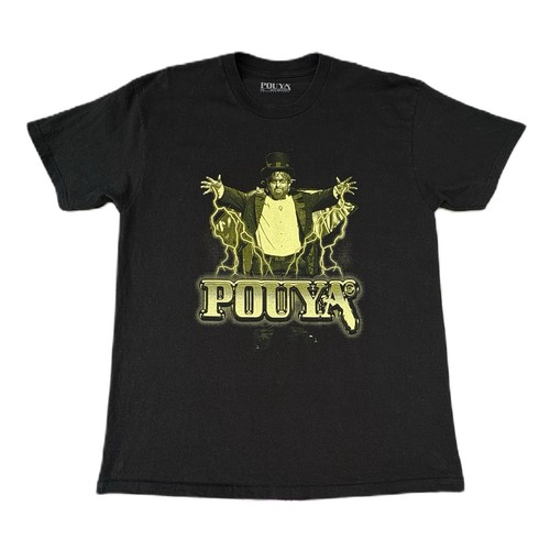 Pouya They Could Never Make Me Tour Merch Lightning Graphic Black T ...