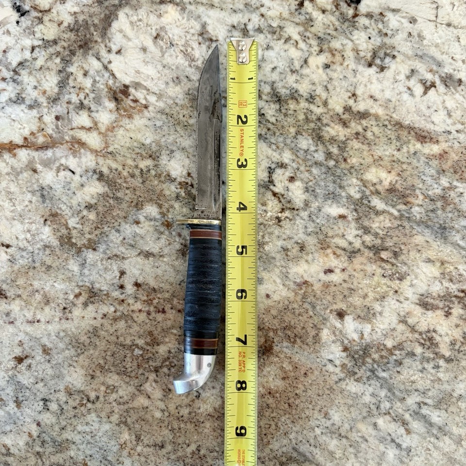 Vintage Western Boulder, Colorado -Fixed Blade Hunting knife 8-1/4 ...