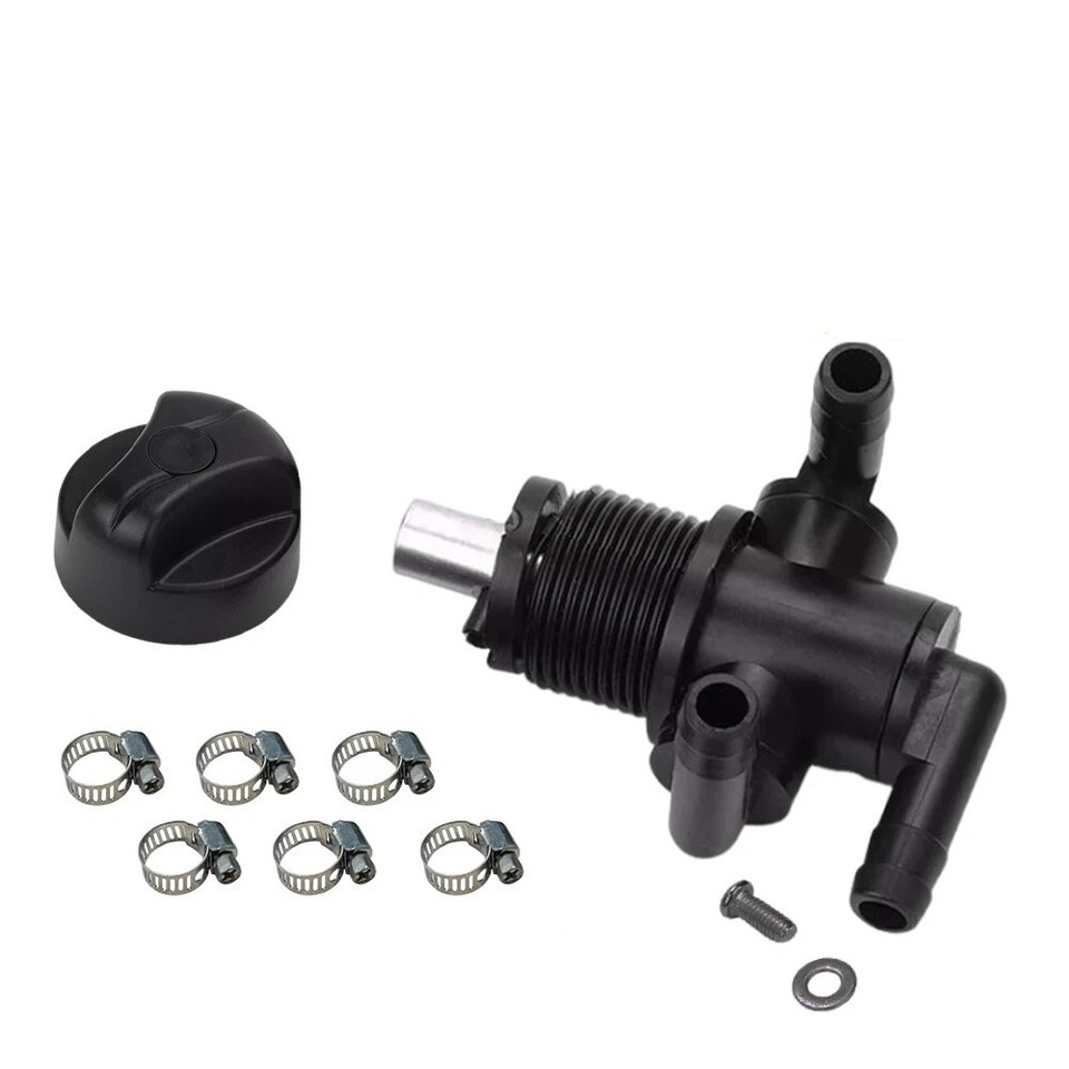 Fuel Shutoff Valve Shut Off Petcock 3-Way 7052161 For Polaris Magnum ...