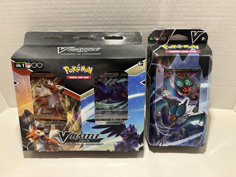 Lot Of 5 Pokémon TCG Battle V Decks And Pokemon League Battle Decks ...