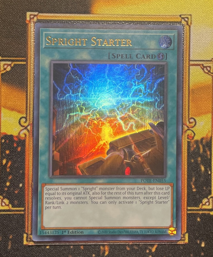 Yu-Gi-Oh! - Spright Starter - Ultra Rare POTE-EN055 1st Ed NM/M (New ...