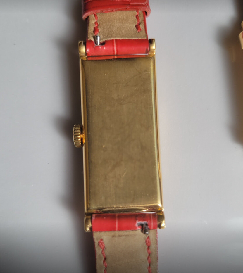 Cartier Patek Philippe Collab Vintage Curvex Tank Art Deco Watch | eBay