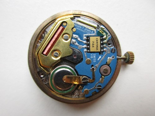 ESA ETA cal. 954.112 Swiss quartz Certina 744 watch movement & dial ...