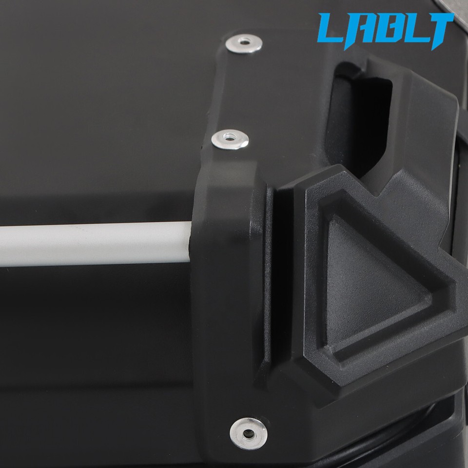 LABLT 45L Motorcycle Tail Box Sturdy Luggage Storage Rear Tour Box Top ...