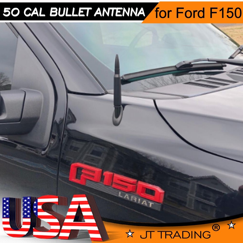 BLACK BULLET ANTENNA 50 CAL CALIBER for Ford F-150 Raptor Ranger F-250 ...