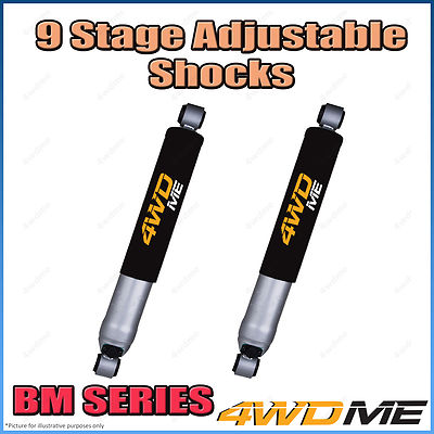 Pair for Nissan Patrol GQ Cab Leaf Rear 9 Stage BM Shock Absorbers 2 ...