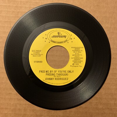 Johnny Rodriguez – Pass Me By / You Always Come Back, 45 RPM EX 7 ...