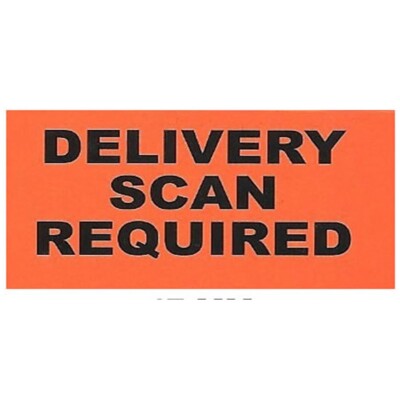 Delivery Scan Required Me Confirmation Sticker Royal Mail Label Large ...