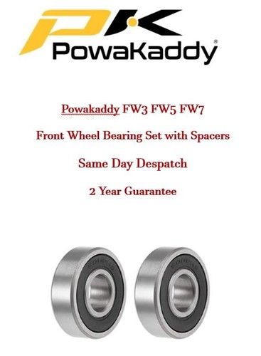 Replacement Front Wheel Bearings for Powakaddy FW3 FW5 FW7 - SAME DAY ...