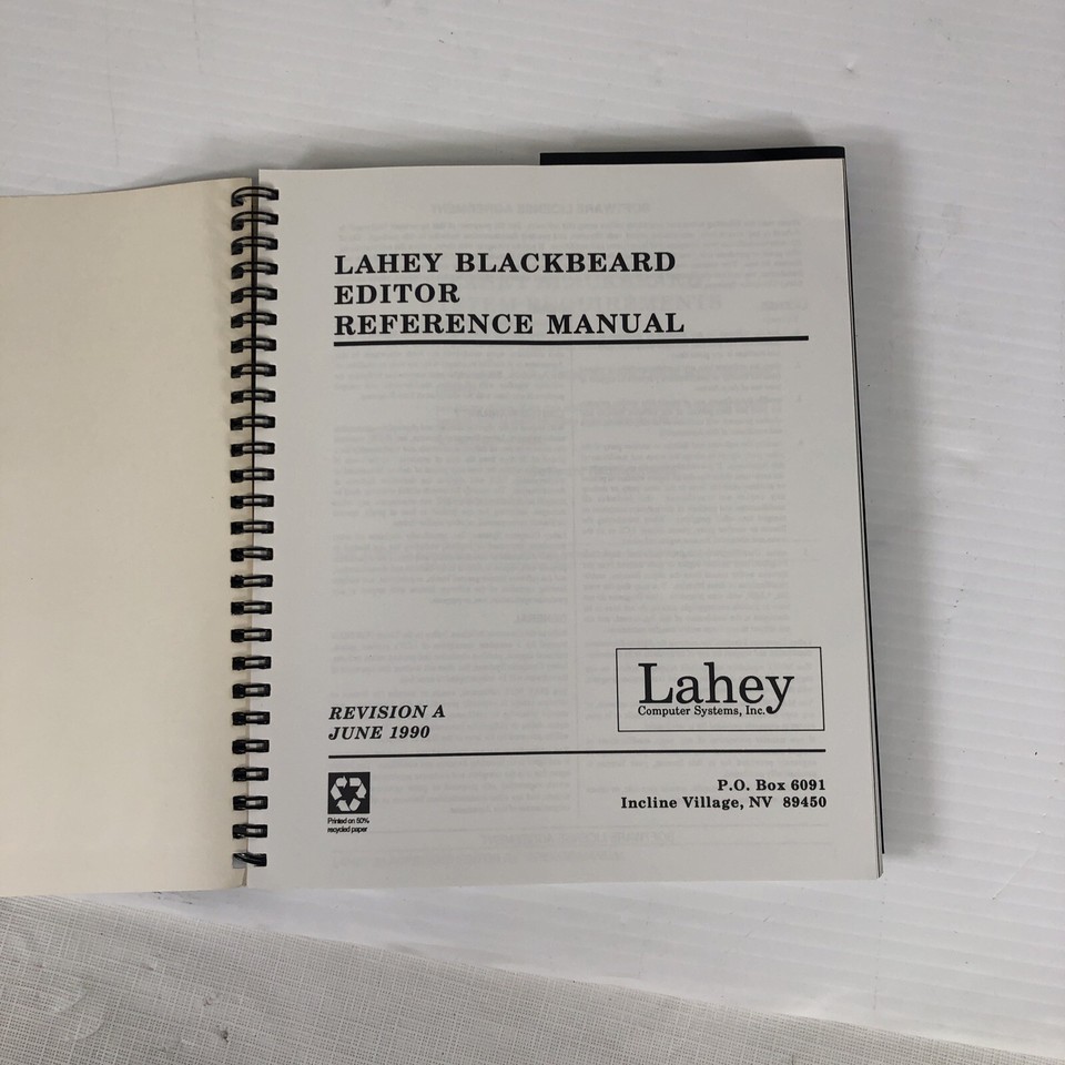 Lahey Fortran Editor Reference | eBay
