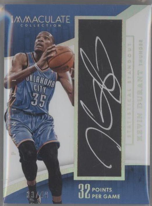 2014-15 Panini Immaculate Collection - Statistical Standouts Signatures ...