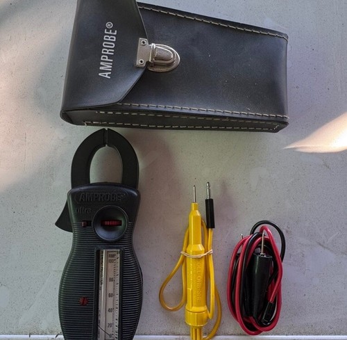 Vintage Amprobe Ultra RS-3 Clamp Meter with Case Rotary Scale Snap ...