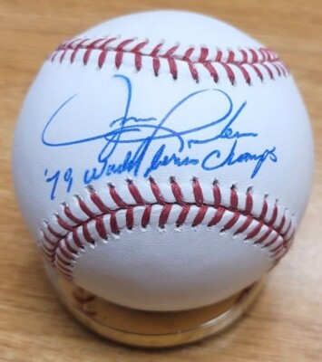 Autographed JIM ROOKER "1979 World Series Champs" Official Major League ...