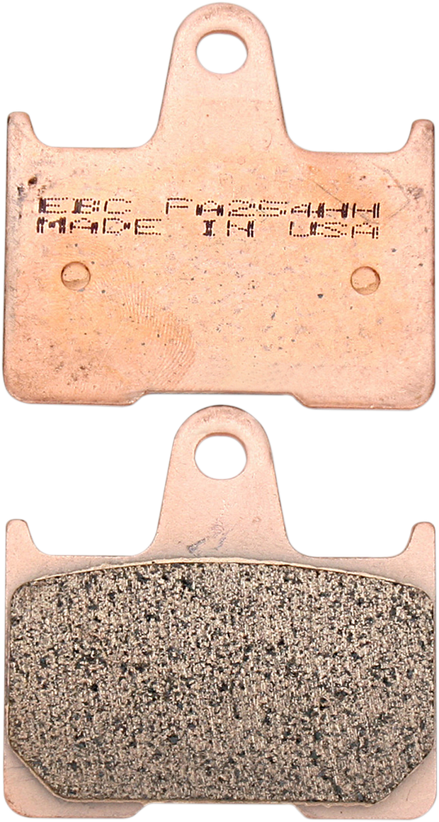 EBC - FA254HH - Sintered "HH" Brake Pads for Harley-Davidson SuperLow ...