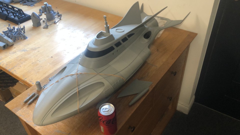 Stingray submarine model 40" long- VERY LARGE - 3d printed | eBay UK