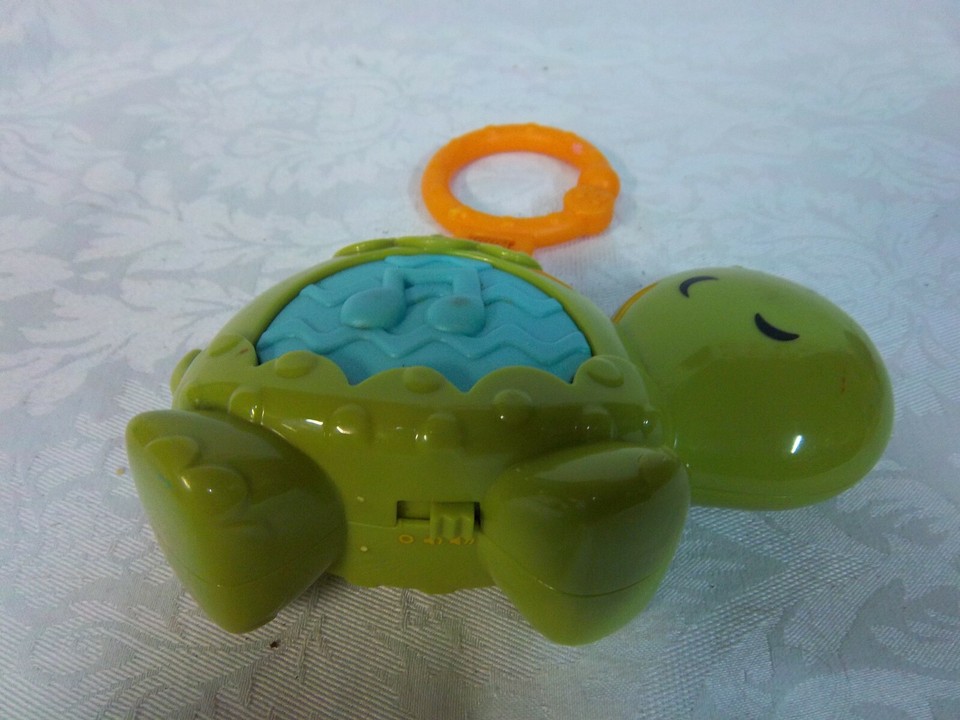 2015 Mattel Musical Turtle 6.5" Leap Frog Rattle 7" Frog Rattle 5" Baby ...