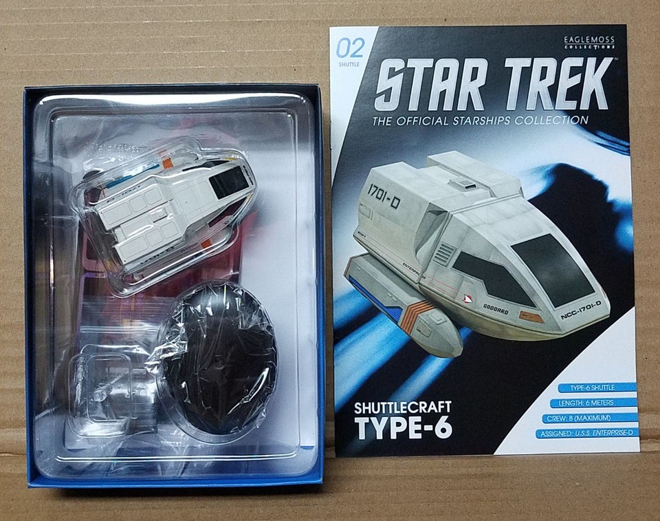 Star Trek Eaglemoss Collectible Starship Shuttle Shuttlecraft Your ...