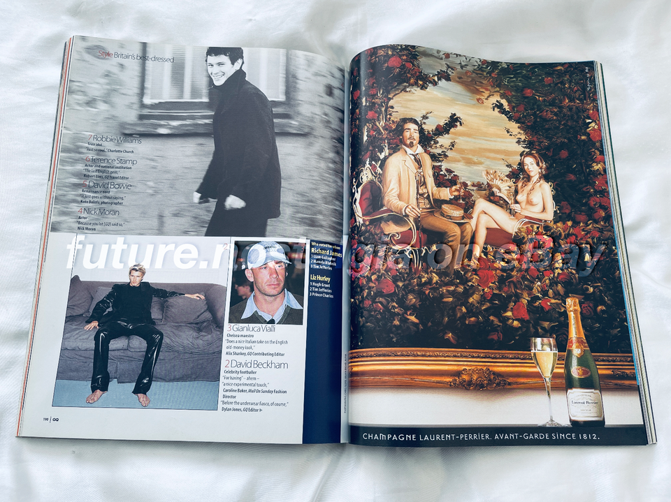 Vintage British GQ magazine NAOMI CAMPBELL cover April 2000 IVANKA ...