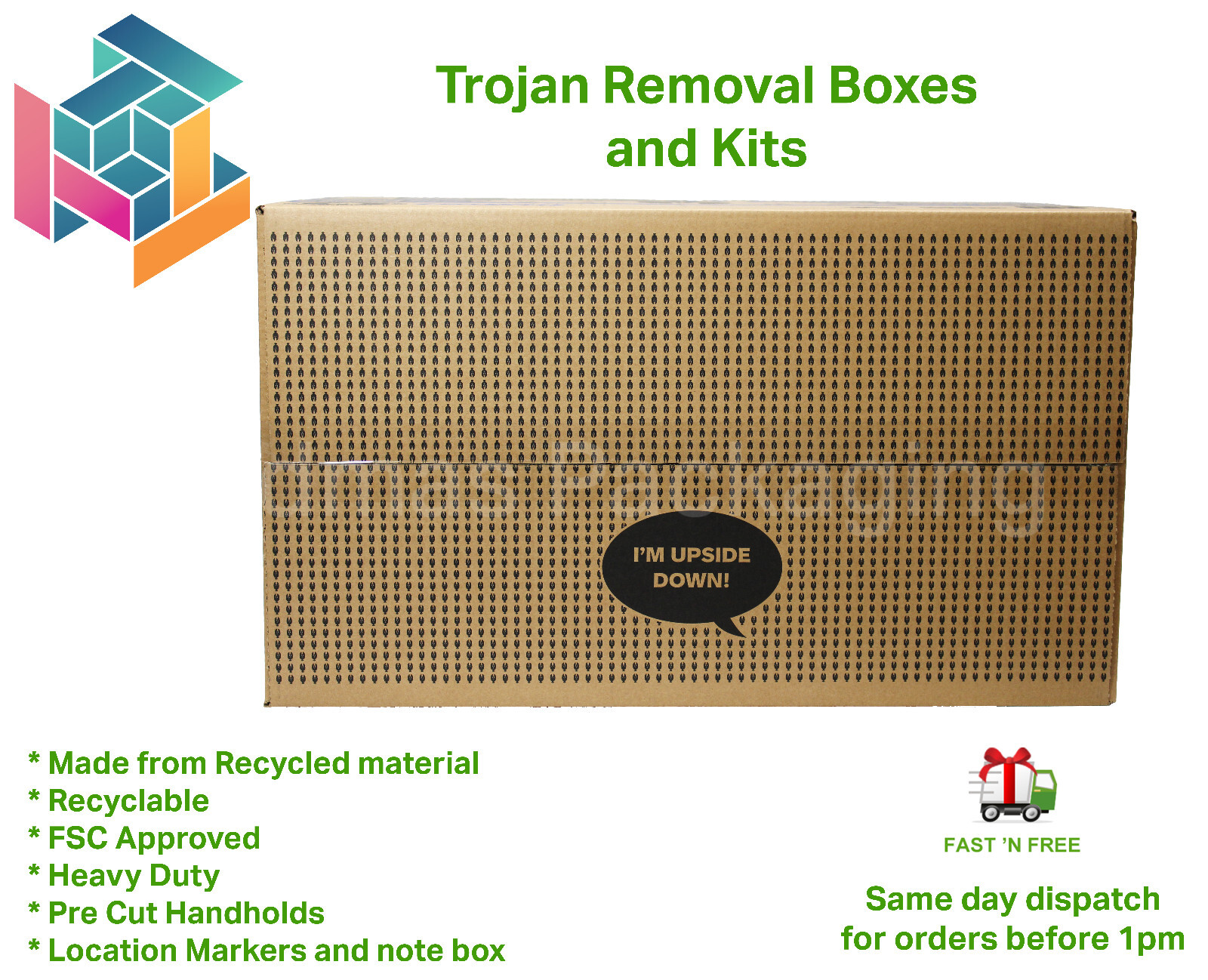 NEW 20 X LARGE DOUBLE WALL Cardboard House Moving Boxes - Removal ...