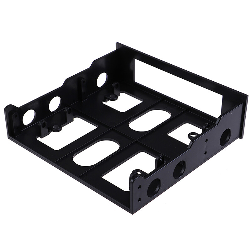 Black 3.5" to 5.25" Drive Bay Computer PC Case Adapter Mounting Brac O ...