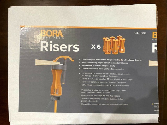 BORA Centipede 6-piece Risers Set Ca506 for Work Stands Increase ...