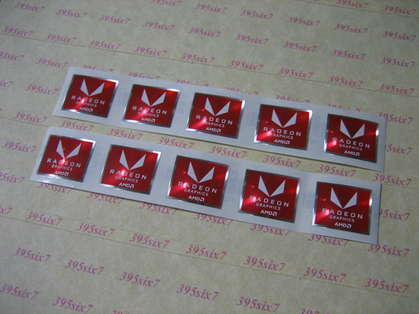 AMD RADEON GRAPHICS STICKER (16.5mm x 19.5mm) - 10 PCS | eBay