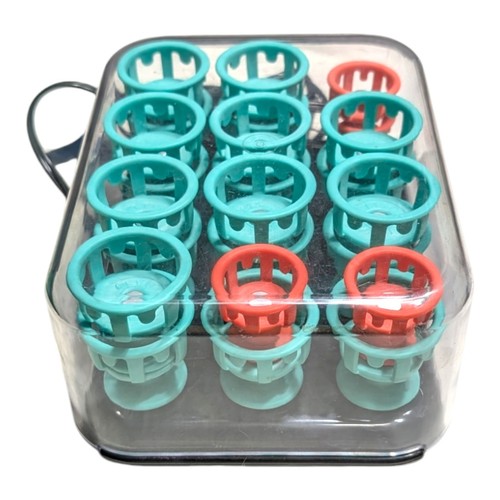 Clairol Lock ‘N Roll 24 Hot Curlers Tight Spiral Curls (2 Sizes ...