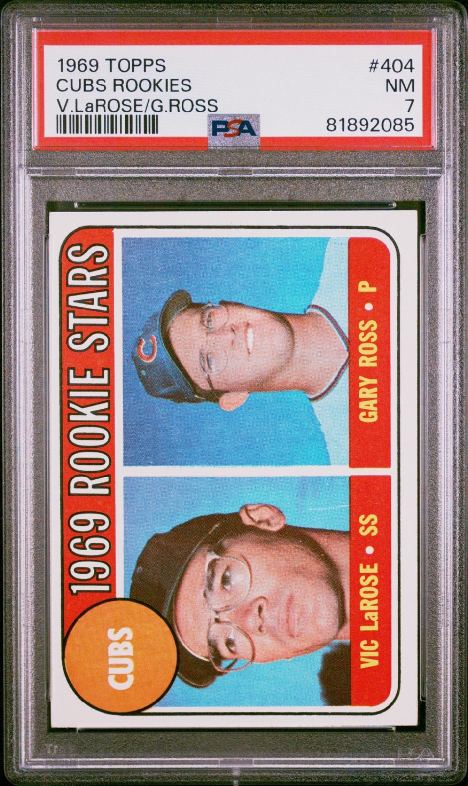 1969 Topps - 1969 Rookie Stars Gary Ross, Vic Larose #404 (RC) for sale ...