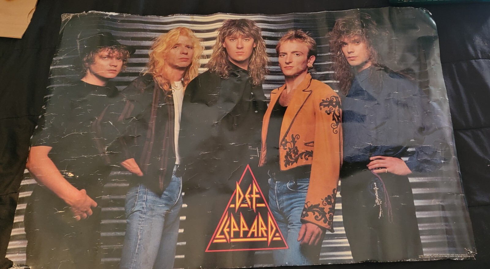 DEF LEPPARD Vintage Poster Hysteria Album 1988 Hard Rock | eBay