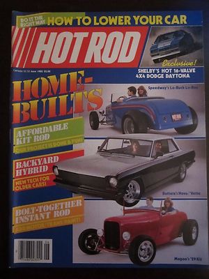 Hot Rod Magazine June 1985 Speedway Lo Boy Buttera Nova Magoo's '29 RR ...