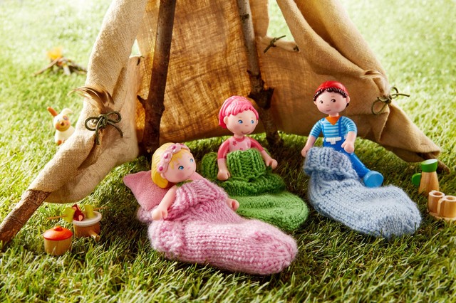 HABA Little Friends Mali - 4quot Bendy Girl Doll Figure With Blonde ...