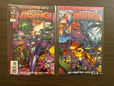 Wildstorm Rising #'s 1-2 1995 Complete High Grade 9.4 Image Comic Books ...