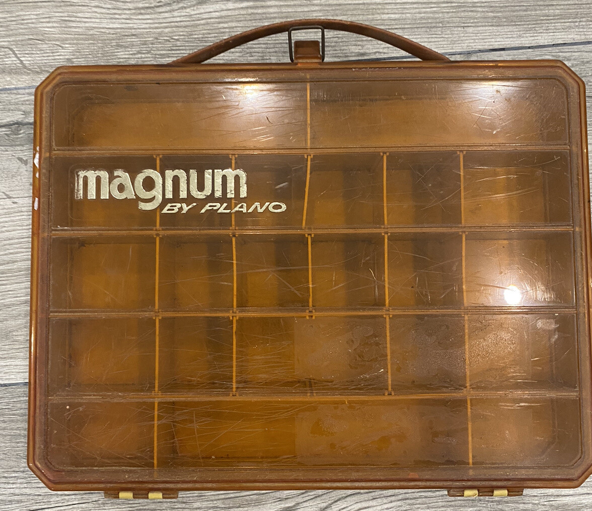 Magnum By Plano Storage Fishing Tackle Organizer Box 14 x 11 x 2 ...