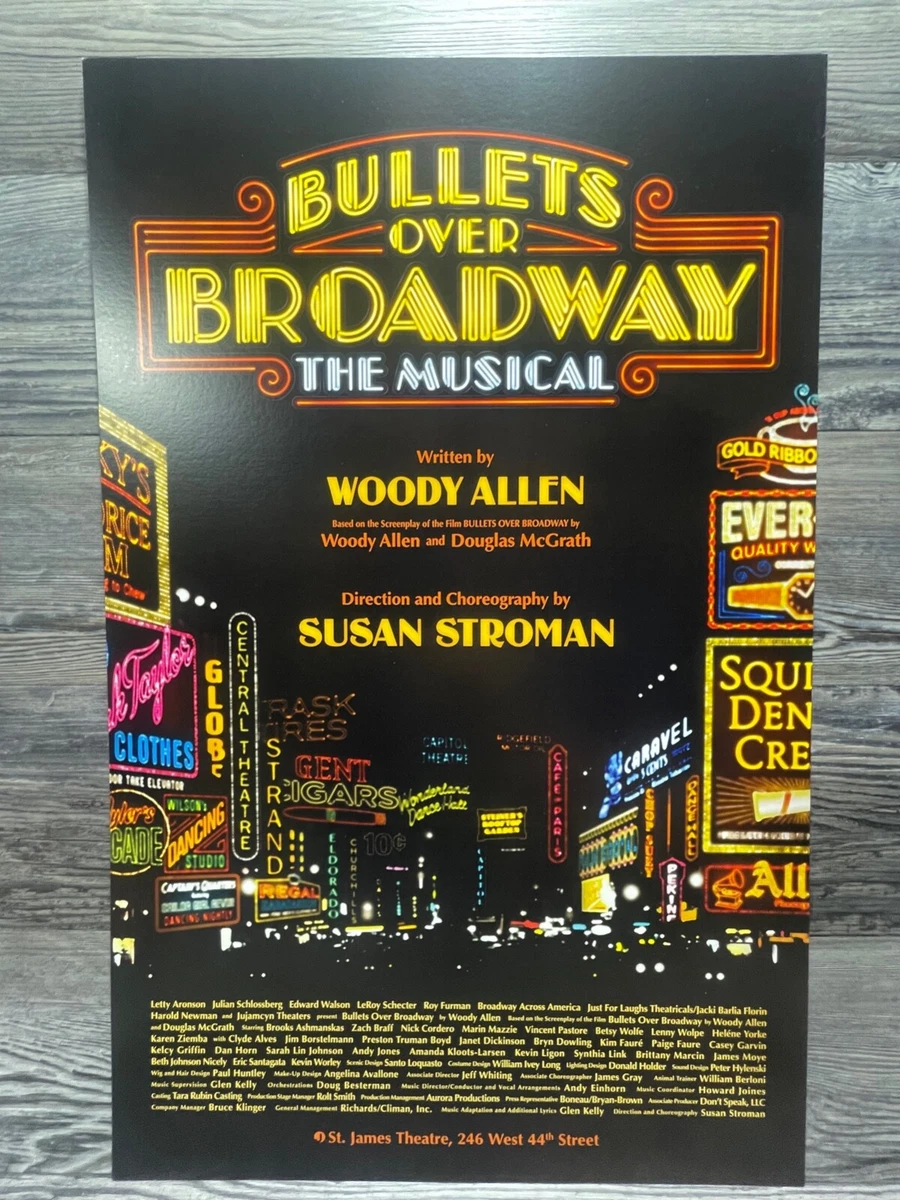 Bullets Over Broadway Poster