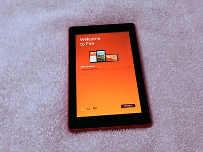 Amazon Fire 7 tablet (7” display, 8 GB) - Red- (Previous Generation ...