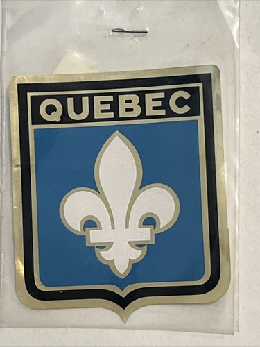 1 vintage Quebec province sticker (3 by 3'') Québec | eBay