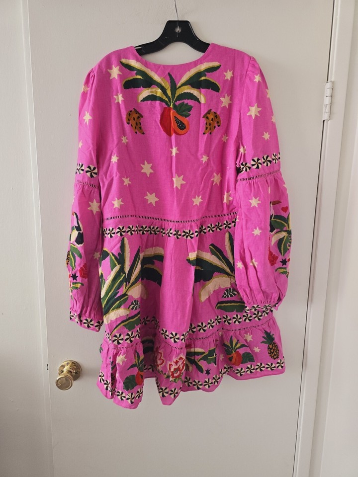 Large Farm Rio Leopard Forest Minidress | eBay