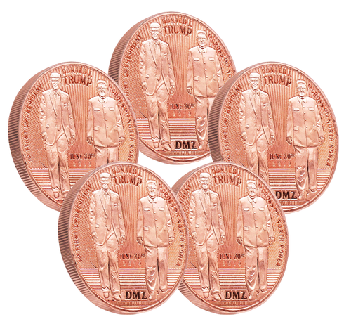 (5) Trump DMZ 1oz AVDP Copper Proof Like Rounds | eBay