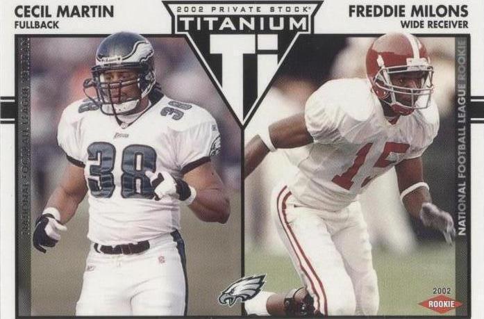 2002 Private Stock Titanium - Freddie Milons, Cecil Martin #154 Retail ...