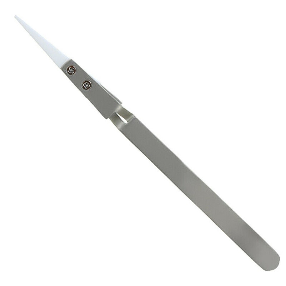 Tweezer Non Conductive Stainless Steel Straight Tweezer 135-140mm ...